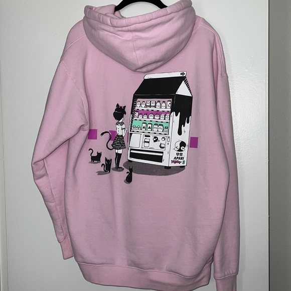 Apari | Shirts | Large Apari Pink Anime Hoodie | Poshmark